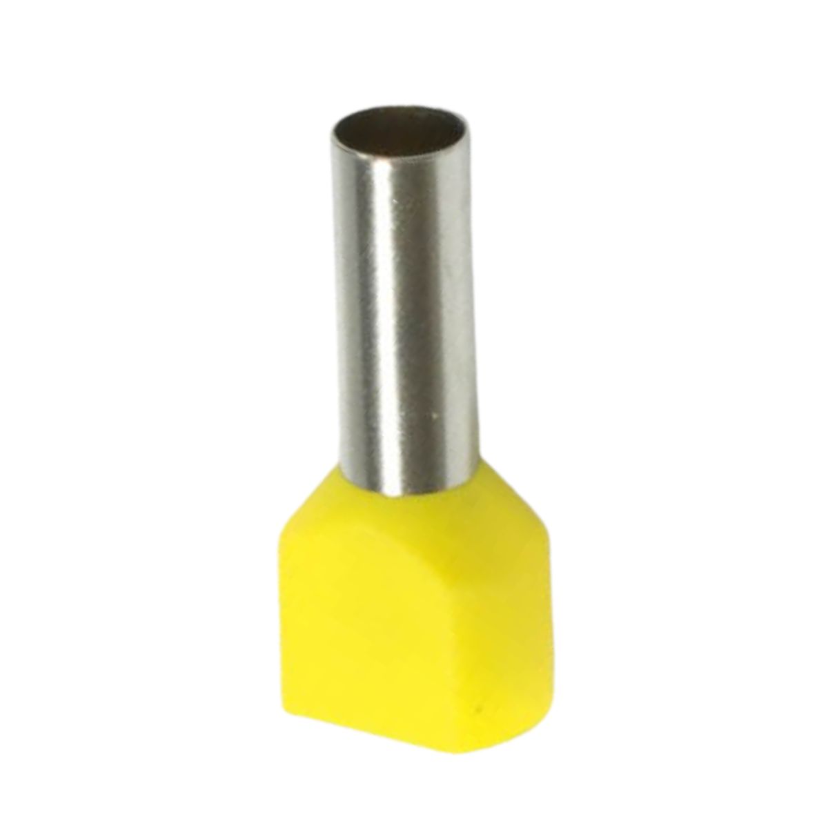 Terminal Tubular Ilhós 6mm Amarelo Duplo ROHDINA - Cyclus Energia